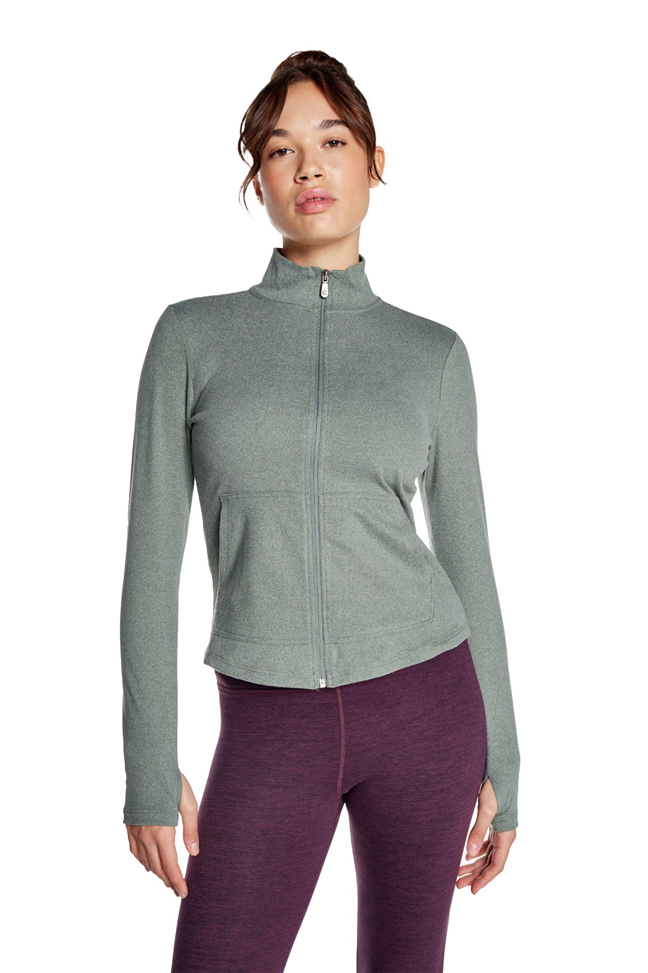 Kyodan Womens Aspen Lightweight Zip Up Long-Sleeve Sweater