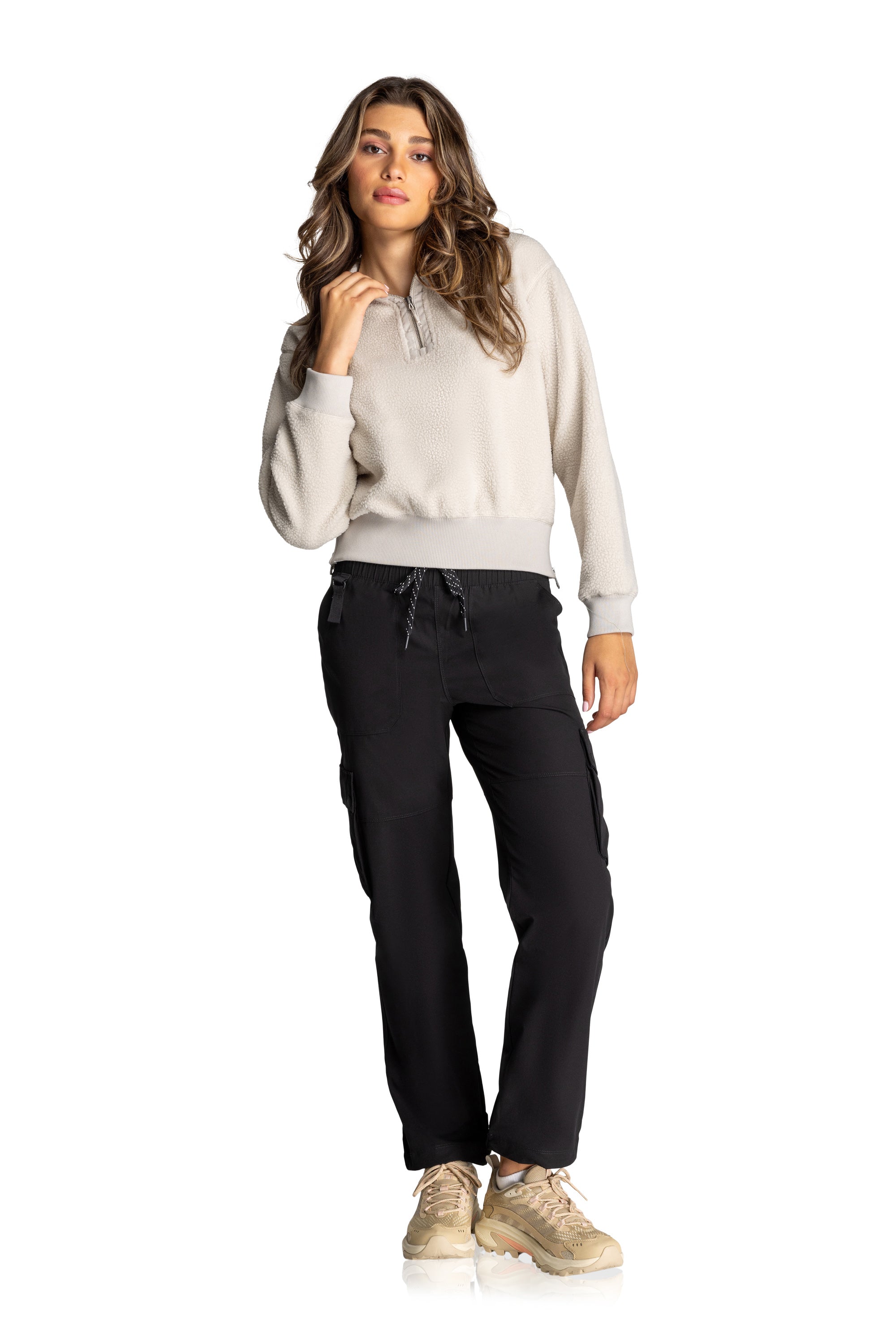 Kyodan Womens CozySport Sherpa Pullover